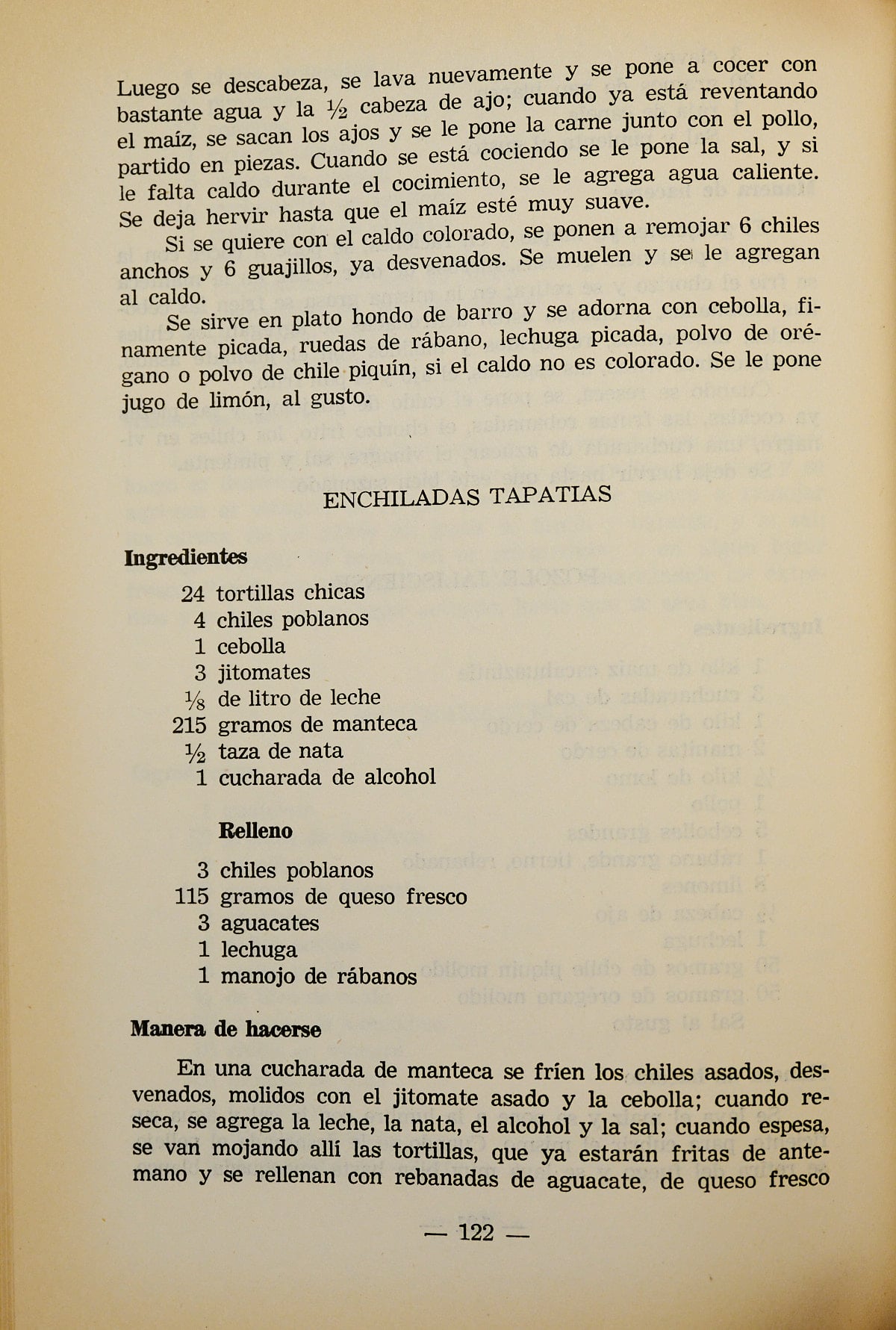 Enchiladas Tapatias 1964 (Tapatia Enchiladas)