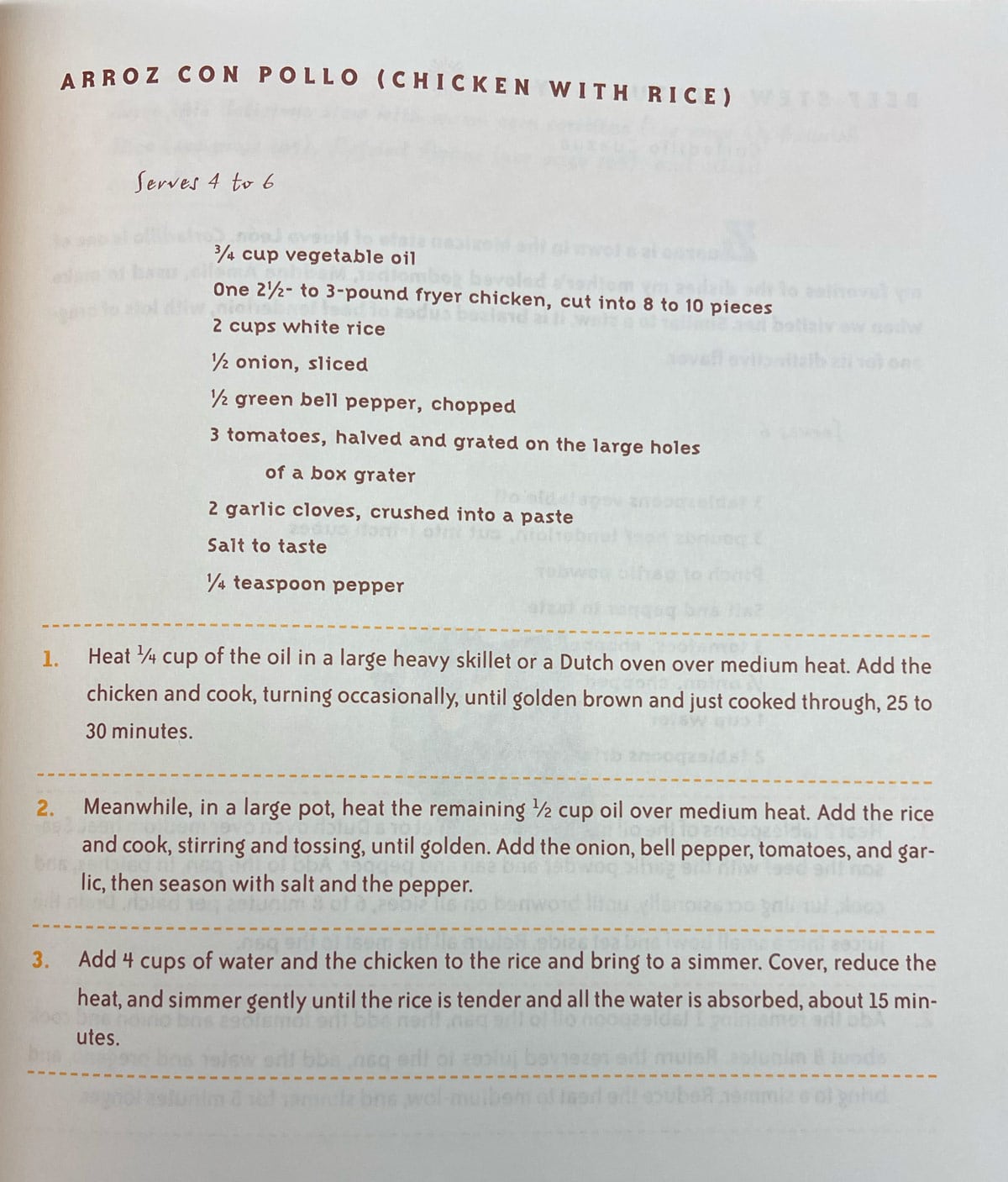 Arroz con Pollo 2002 (Chicken with Rice)
